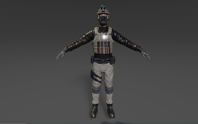 Model 3d stylized game character, pbr retexturing,model shading,rig3d ...