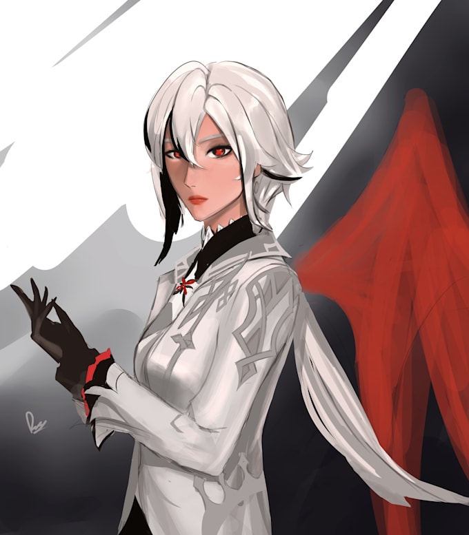 Create original character with painting style by Daikiikun | Fiverr