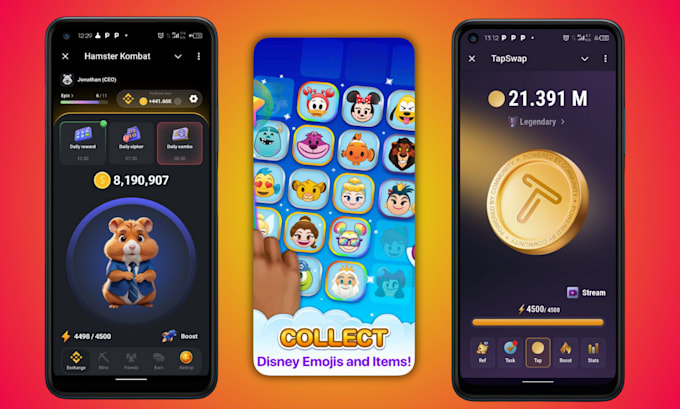 Telegramm-kryptospiel erstellen, hamster kombat, telegramm-mini-app ...