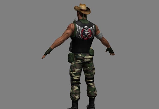 Make polycount modular character, 3d stylized human model, retopology ...