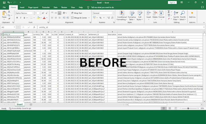 Do ms excel and csv data cleaning, formatting, organize, remove duplicate data by Mohammad ...