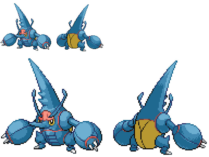 Create a custom fakemon or pokemon sprite and pixel art by Kylianmarv19 ...