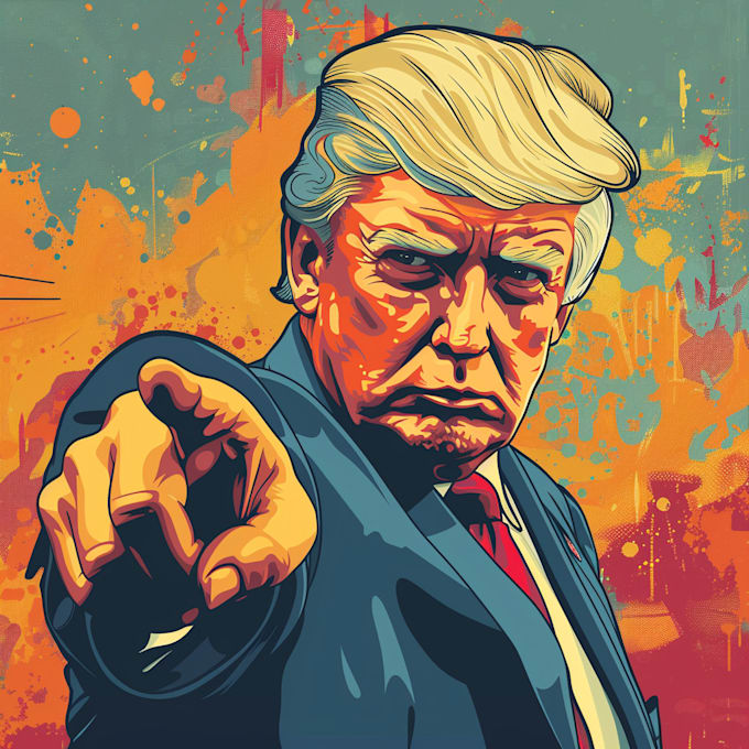 Make digital political cartoons by Krindret | Fiverr