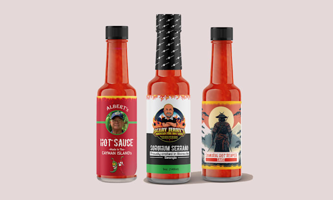 Make creative unique hot sauce and spice label design by Hashimm ...
