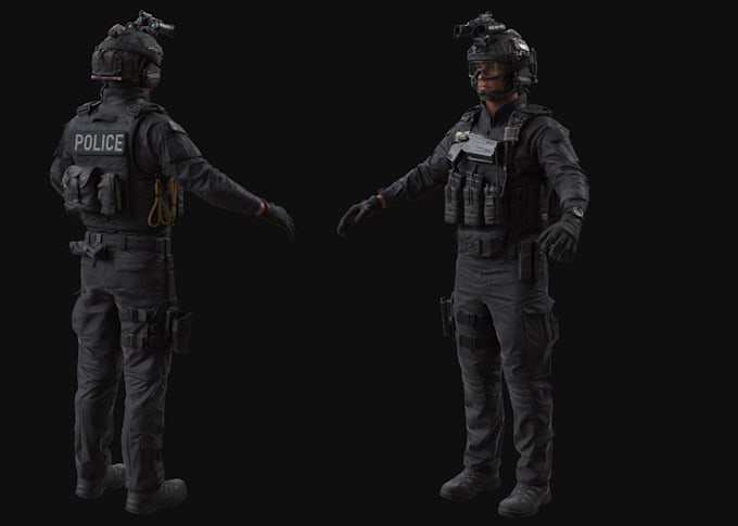 Modular 3d ue5 asset,retopology,rig for animaze, sprite sheet character ...