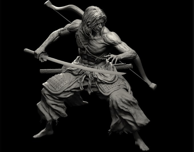 Deliver zbrush for 3d sculpting, cnc model, shapr3d model, stl file for printing by Likmorey ...