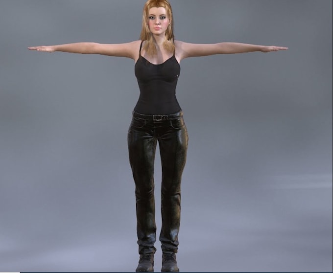 Deliver stylized skinny hyper realistic 3d model, ue4 5 blend shape,pbr texture by Myhigy | Fiverr