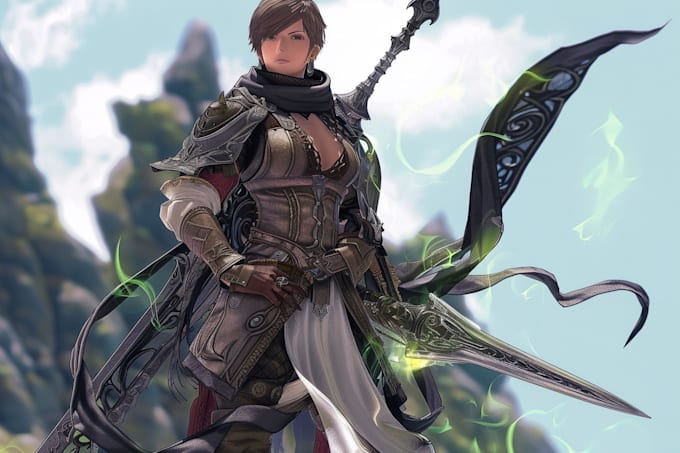 Draw your ffxiv characters together by Gelet_thens | Fiverr