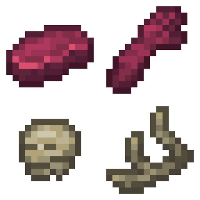 Make pixel art 16x16 sprites or pixel art models by Ulvards | Fiverr