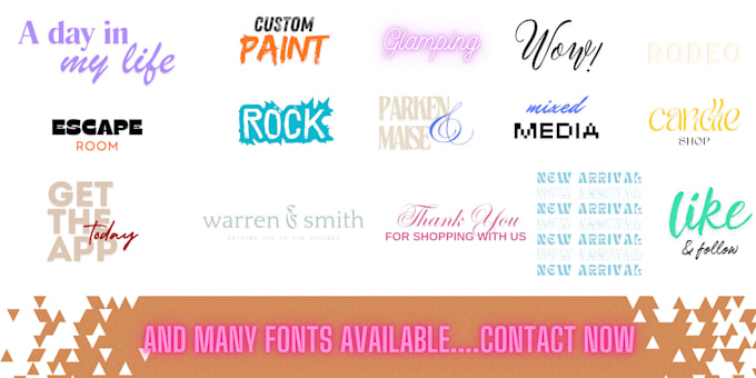 Make custom fonts for your projects by Vinaykumar946 | Fiverr