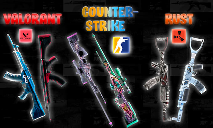 Make custom csgo, rust and valorant skins by Zettafx | Fiverr