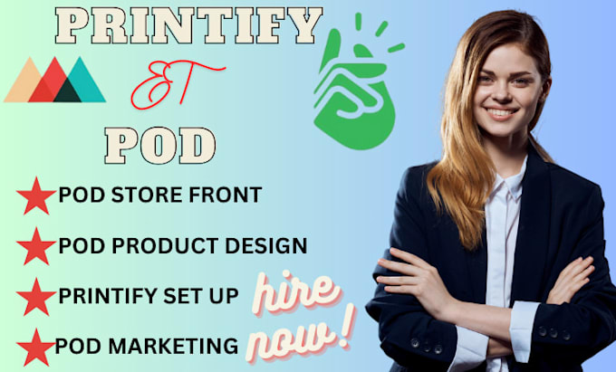 Design pod store front, marketing pod product design and upload with ...