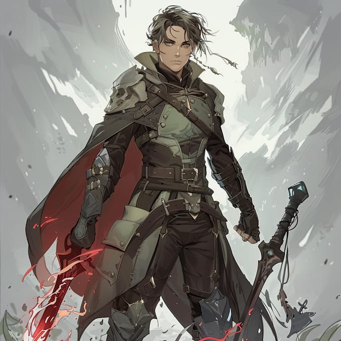 Create full body dnd character and dnd character art by Gretoogjd | Fiverr