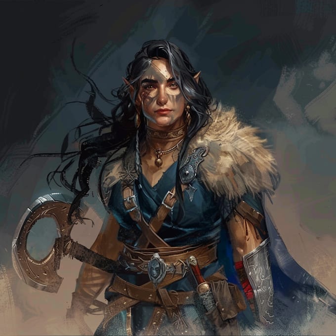 Expert dnd character and dnd character art by Gretoogjd | Fiverr
