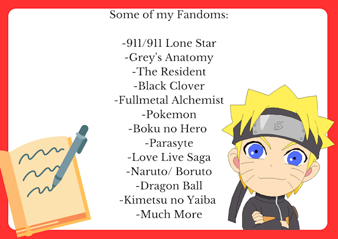 Write the fanfic or original story you want so badly by Katya_gv | Fiverr