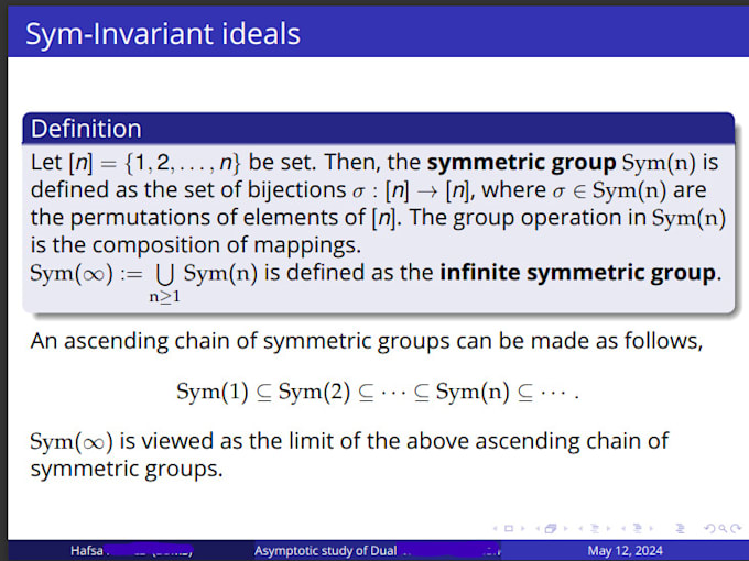 Create a latex beamer presentation for you by Hafsahafeez2020 | Fiverr