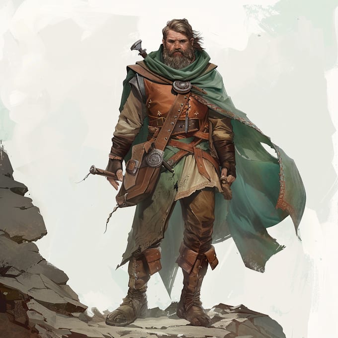 Create Dnd Character Art And Dnd Character Illustration By Nossec623
