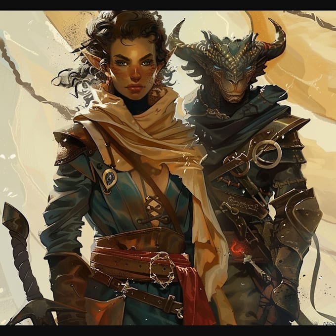 Create a character art custom dnd character design by Aversemelei | Fiverr