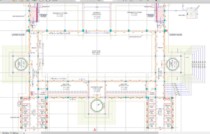 Draw 2d floor plans house plans elevations on autocad convert pdf to dwg by Noman1150 | Fiverr