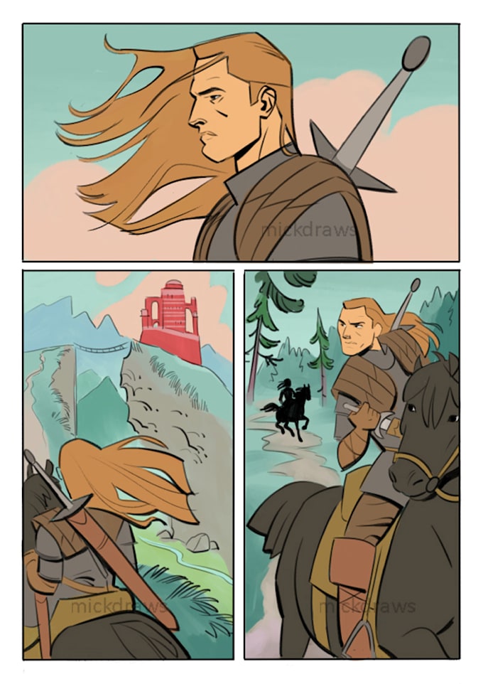 Draw your comic book page by Mickdraws | Fiverr