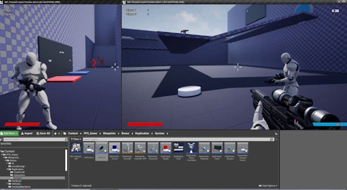 Develop 2d, 3d casual game, roblox gui map, ue running game, fps ...