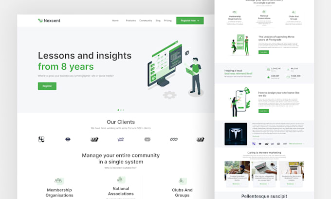 Convert design figma, psd and xd to html, css and javascript by Fhmiaksnngrh | Fiverr