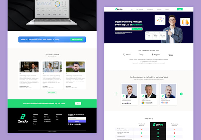 Do figma website ui ux design, mobile responsive, aesthetic and modern by Kamran_uiux | Fiverr