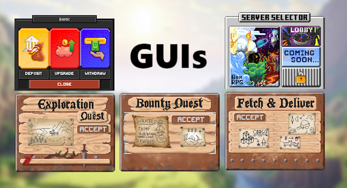 Design minecraft ranks, custom guis and item textures by Lkcshna | Fiverr