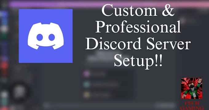 Create a pro discord server with bots roles and channels by Fechgaming ...