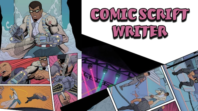 Write your comic story for cartoon books or comic graphic novel ...