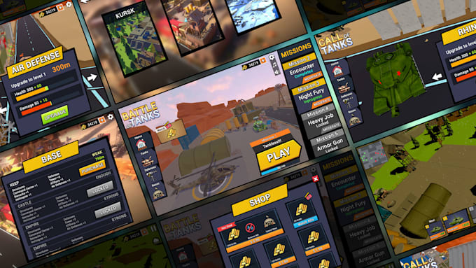 Create 3d ui design to elevate your game experience by Qaisar_ui_artis ...