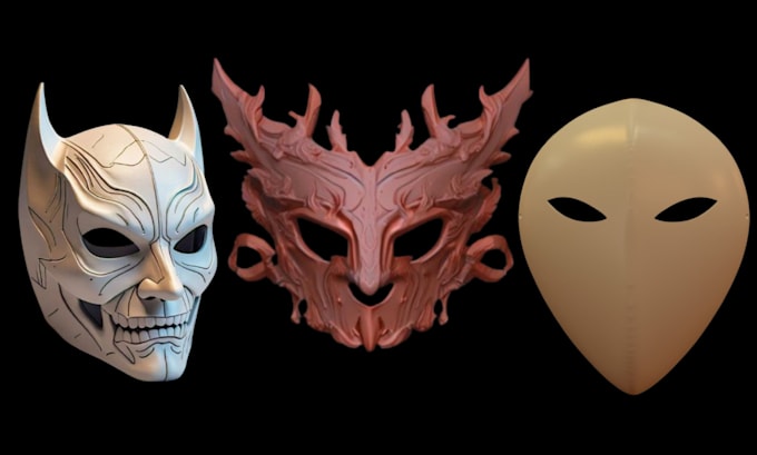 Model mask 3d mask helmet 3d helmet 3d cosplay mask helmet cosplay 3d ...