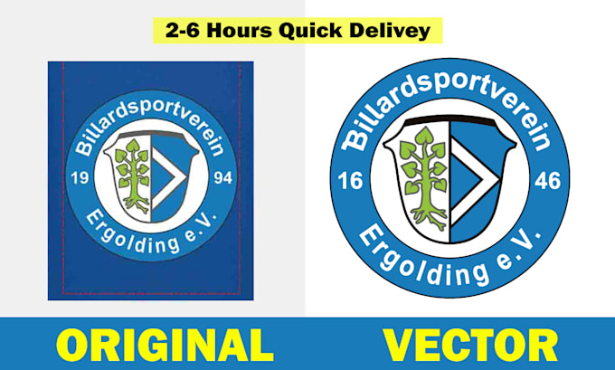Do vectorize, redraw, convert logo to vector, recreate by Vector ...