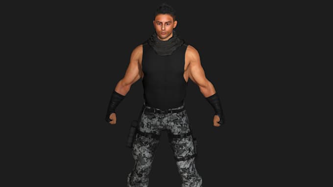 Texture 3d human model, realistic modular character, toggles nsfw, game ...