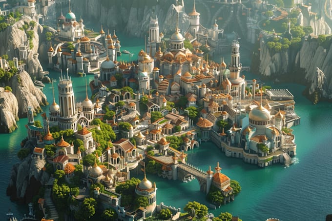 Do your beautiful fantasy map in 4k for your style by Geoenrone | Fiverr