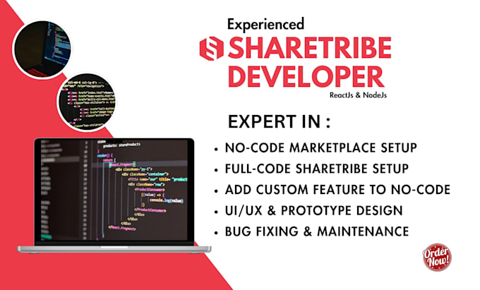 Design no code marketplace mvp on sharetribe, full code sharetribe marketplace by Skylight002 ...