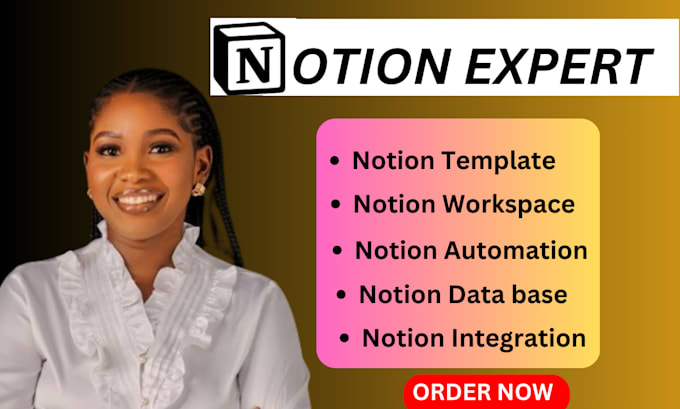 Design notion template, notion expert, notion database setup, notion automation by Peaceoyeniyi ...
