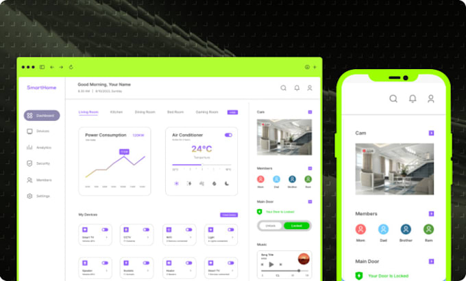 Design and develop a web app using mern stack