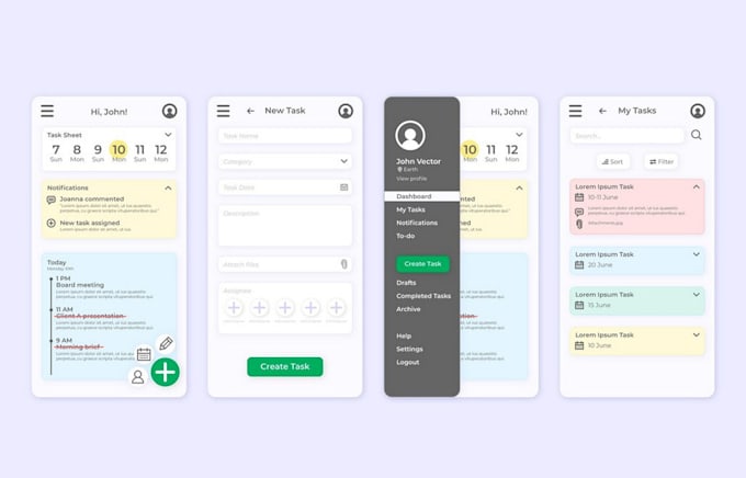 Do mobile ui ux design, app ui ux design and web ui design by Whitney_welch01 | Fiverr