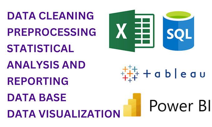 Do data cleaning and proprocessing, data visualization using tableau or power bi by Stat_whiz ...
