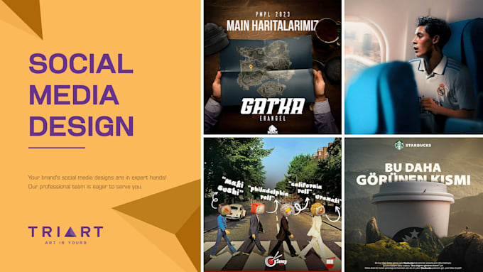 Create professional social media designs by Triart_creative | Fiverr