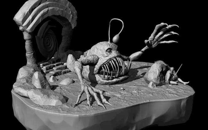 3d models, 3d creature, kitbash, 3d figures, action fuigure scale, 3d ...