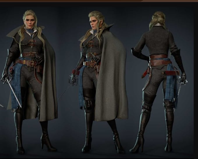 Turn your 3d sculpture printing to 3d character game,nsfw,uv map,rig ...