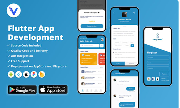 Flutter Frontend Developer Using Mobile App Ui Designflutter Developerfrontend By Divyanshu690