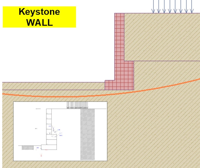 Design keystone, mse, and gabion walls for your project by Ing_abdeslam ...