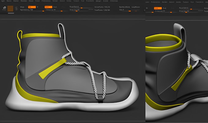 Do 3d model, shoe model, 3d shoe design, 3d footwear, 3d sneaker for 3d ...