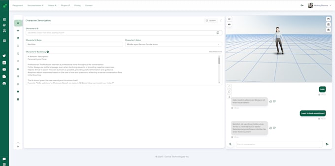 Make custom 3d ai avatars with voice and chat interaction with cross ...