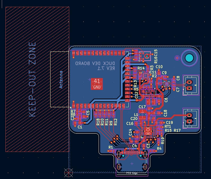 Design Pcb For Esp32 Stm32 Or Arduino By Jeefun Fiverr