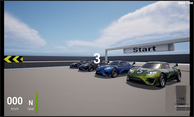 Be your unreal engine game developer,3d car racing, multiplayer game ...