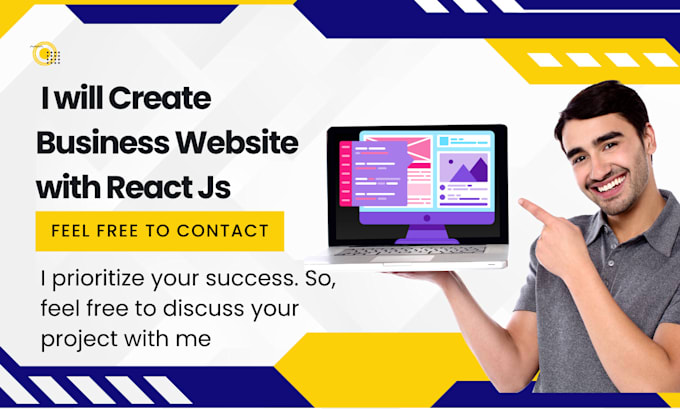 Create portfolio, business website, resume, and dashboard with react js ...